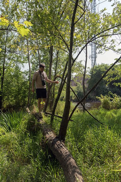 Benjamin Pollock Artist In Residence In The Milwaukee River Greenway