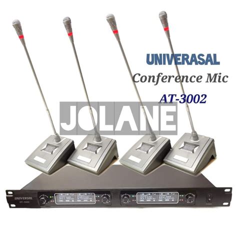Universal At 3002 4in1 Uhf Wireless Conference Microphine System