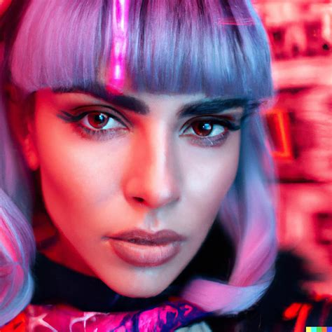 Cyberpunk Latin Girl On Kodak Aerochrome 4 • Viarami