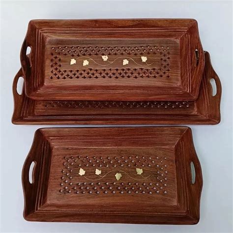 Wooden Serving Tray Set At Rs 380set Saharanpur Id 27292339730