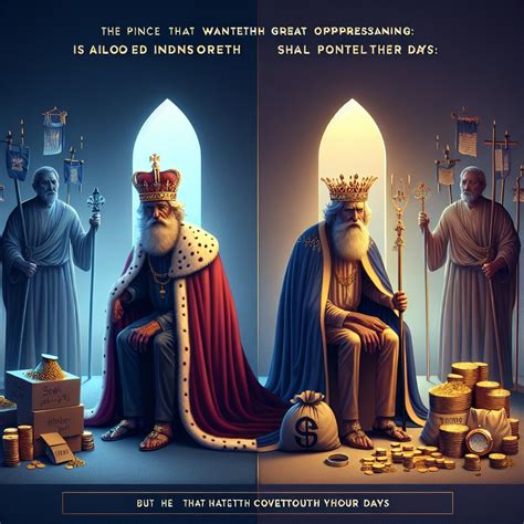 What Does Proverbs 28 16 Mean Bible Art