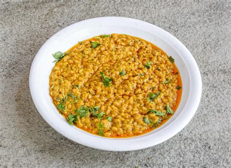 Premium Photo Daal Mash Fried Served In Plate Isolated On Grey
