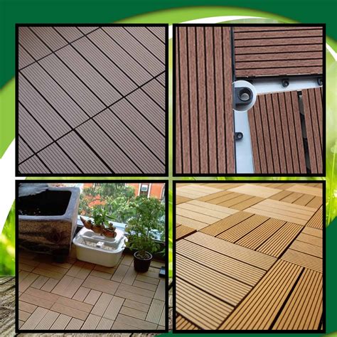 Floor Deck Wooden Floor Diy Outdoor Flooring Deck Tile Design Artificial Lantai Kayu Alas Lantai