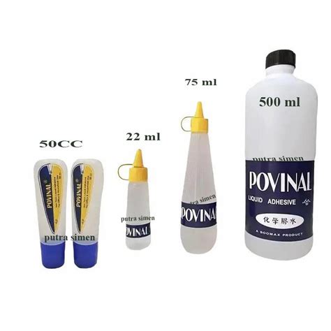 Jual Lem Povinal Liquid Adhesive Perekat Shopee Indonesia