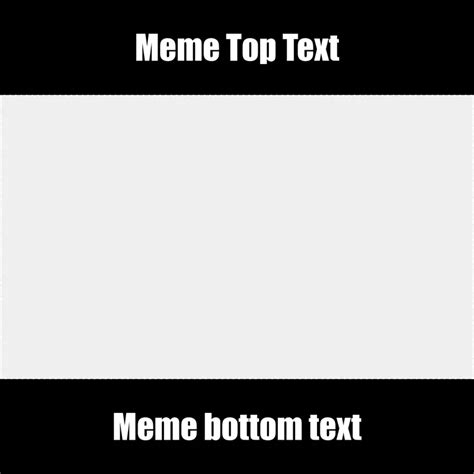 Square Black Meme Template Free Printable Sticker Templates To