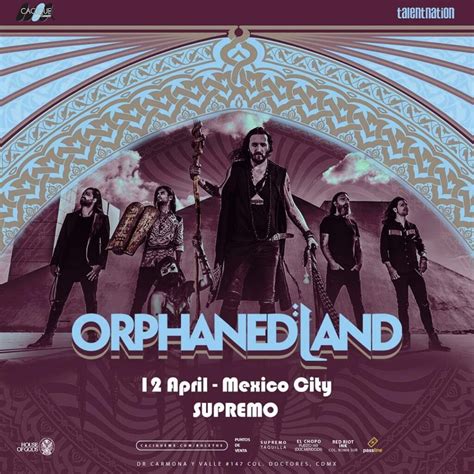 Orphaned Land Regresa A Cdmx Como Parte De Su Gira Por Latinoamericana