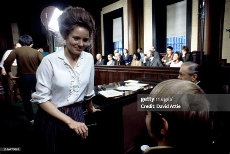 Actress Trish Van Devere On The Set Of The Movie Wheres Poppa In