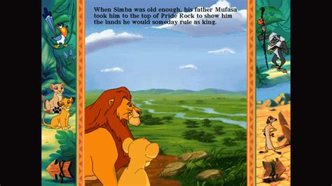 Disneys Animated Storybook The Lion King 1994 Steam Games