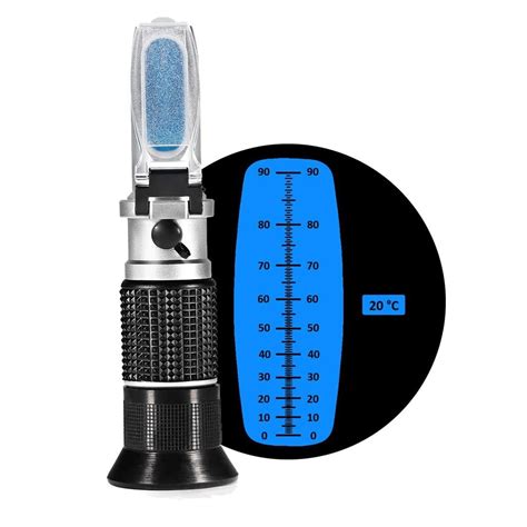 Portable 0 90 Brix Refractometer High Accurate With Atc Sugar Content