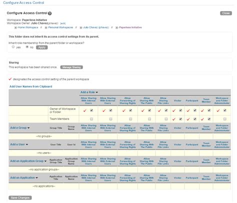 Managing Access Control For Users And Groups Opentext Vibe 408