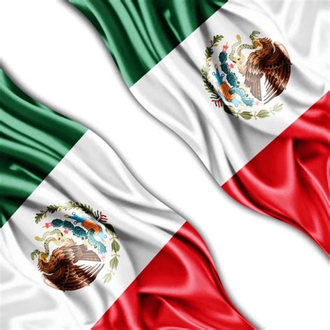 Bandera México Con Espacio Copia Para Texto Ilustración Fotografía De