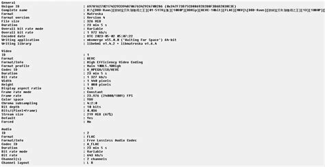 Help How Can I See Encoding Settings In Mediainfo Rffmpeg