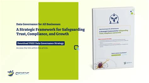 Data Governance Strategy Startup Toolkit