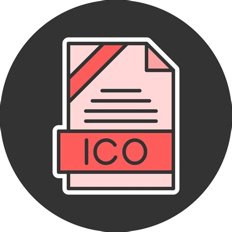 Ico Format Minimal Filled Grey Circle Icon 68174778 Vector Art At Vecteezy