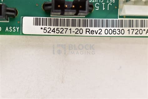 5245271 20 Ge Ct Table Control Gtcb3 Board Block Imaging