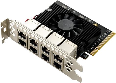 Io Crest Pcie To 8 Ports Gigabit Ethernet Network Adapter