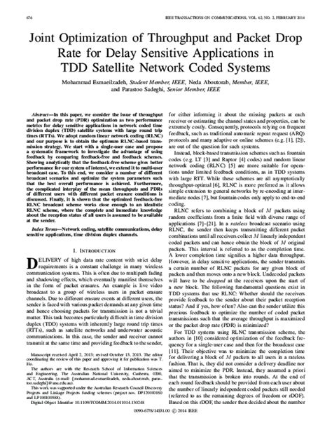 Pdf Joint Optimization Of Throughput And Packet Drop Rate For Delay Sensitive Applications In