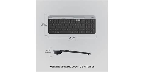 Logitech K585 Multi Device Slim Wireless Keyboard Open Box