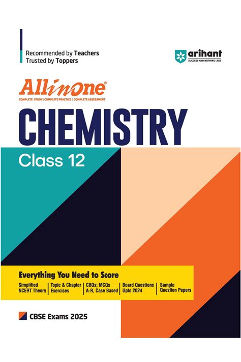 Class 12 Cbse All In One Chemistry 2025 Arihant Publication Lucky