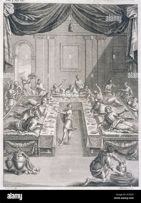 Roman Triclinium Typical Dining Room