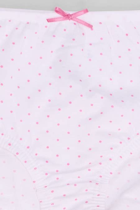Multicoloured Polka Dot Print Panties Pack Of 3 Selling Fast At