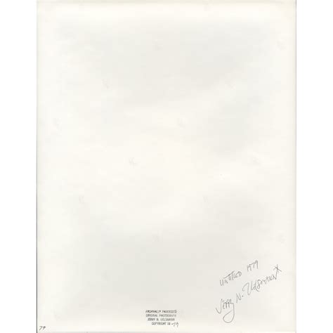 Jerry Uelsmann Untitled 1979 Photography West