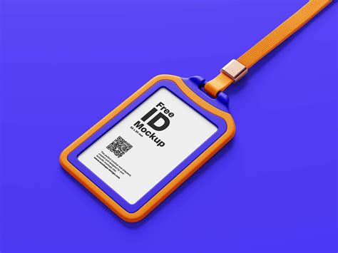Plastic Case Id Card Mockup Free Psd Templates