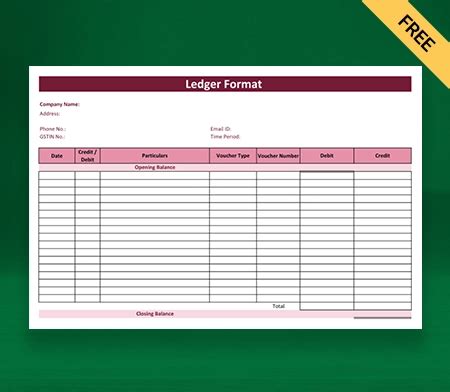 Ledger Account Format In Tally Optimize Your Financial Records