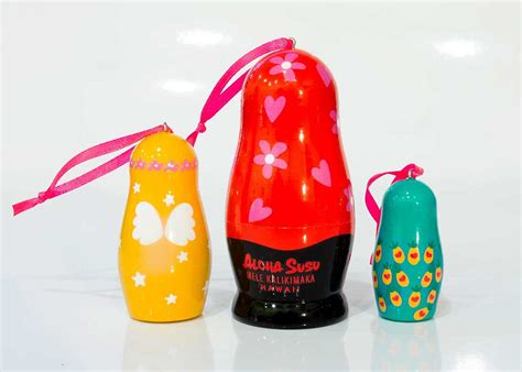 Ornament Nesting Doll Set Nativity 3pc Set Suzannejennerich