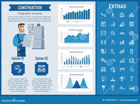 Construction Infographic Template And Elements Stock Vector