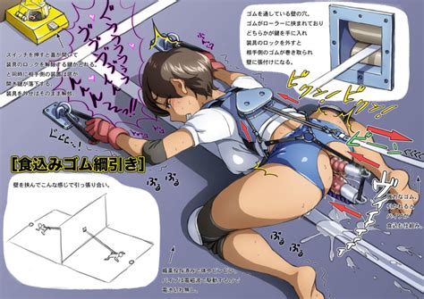 Rule 34 1girls All Fours Anal Insertion Bondage Bound Together Brown