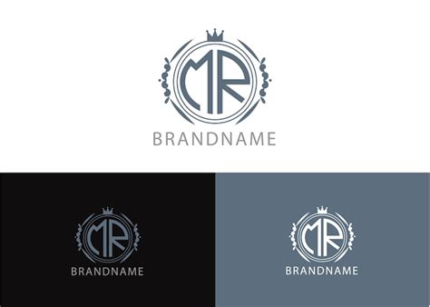 Premium Vector Collection Monogram Initials Mr Logo Design Template