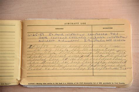 1959 Piper Geronimo Pa23 Logs Hegg Aircraft