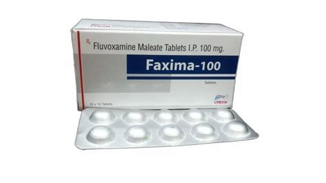 Faxima Fluvoxamine Maleate Tablets Ip 10 X 10 Tablet Prescription At