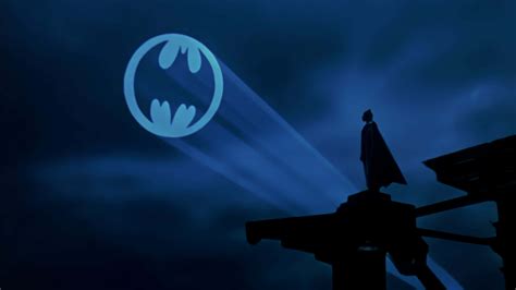Download Bat Signal Shining In The Night Sky Wallpaper
