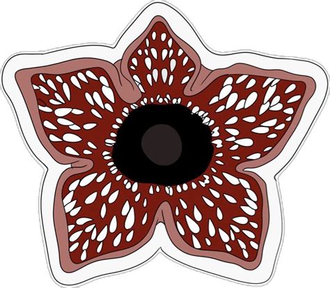 Demogorgon Head Stranger Things Sticker Demogorgon Stranger Things