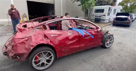 Salvage Titled Vehicle High Voltage Safety Inspection For Model Y