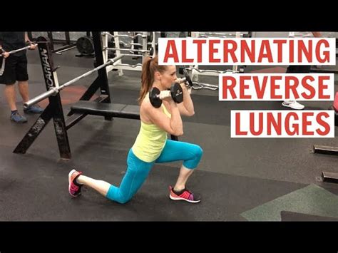 Alternating Lunges Exercise