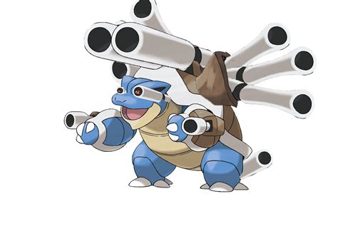 Mega Blastoise But Everyday He Gets A New Cannon Day 5 To Make