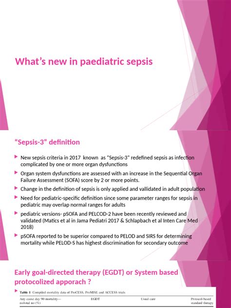 2019 Updates In Pediatric Sepsis Management Pdf