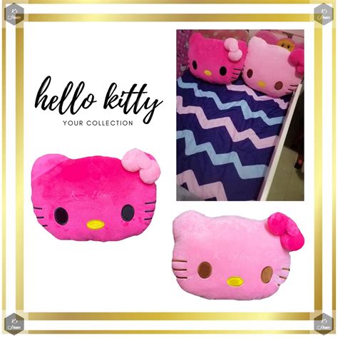 Super Soft Kitty Pillow Bantal Hello Kitty Limited Design Add On Name