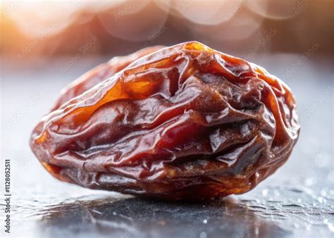 Dried Raisins Isolated Single Raisin Food Photography High