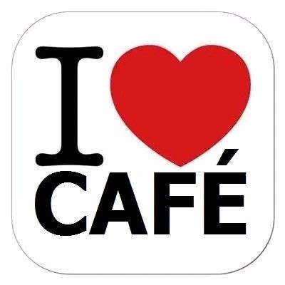 Café Sticker Eu Amo Café