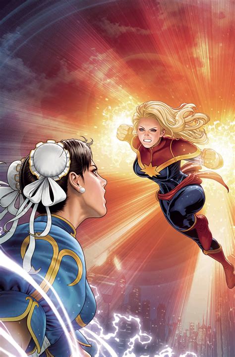 Chun Li Carol Danvers And Captain Marvel Street Fighter And 4 More