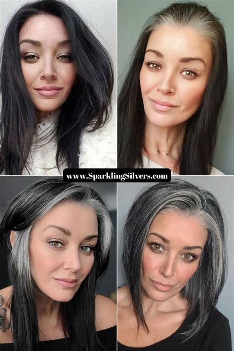 Amazing Before And After Going Gray Pictures With Transition Stories