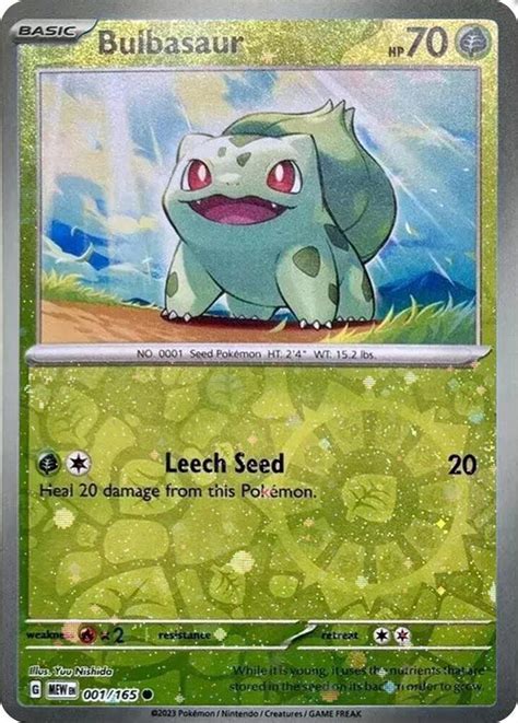 Bulbasaur Cosmos Holo 1 Prices Pokemon Scarlet And Violet 151