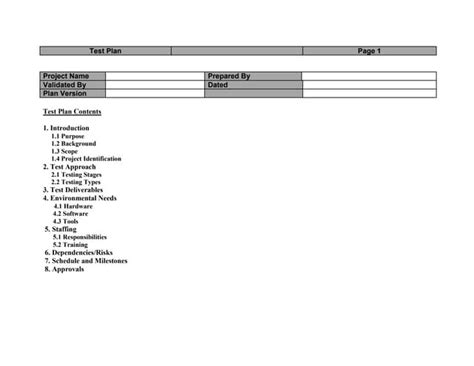 Test Plan That Can Be Used For Project Management Purposes Ppt