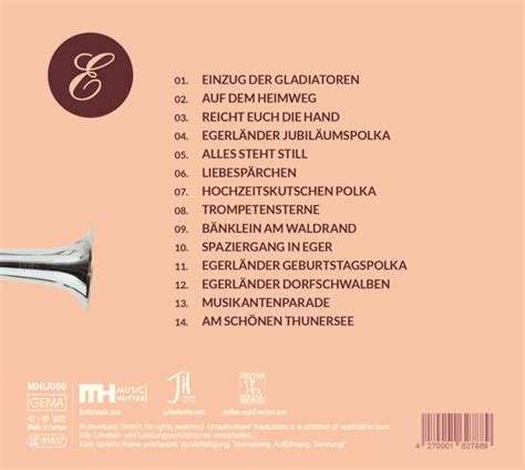 Reicht Euch Die Hand Ernst Hutter And Die Egerländer Musikanten Kaufen