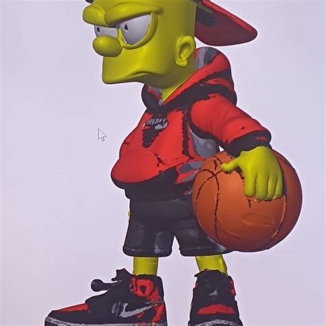 👽 Bart Simson Urban・ 3mf File For 3d Printing・cults