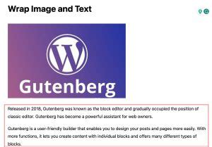 Ways To Wrap Text Around Images In Wordpress